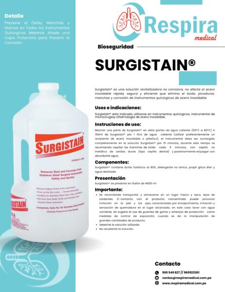Surgistain x Galon (4L)_RUHOF - Respira Medical - Equipos Médicos